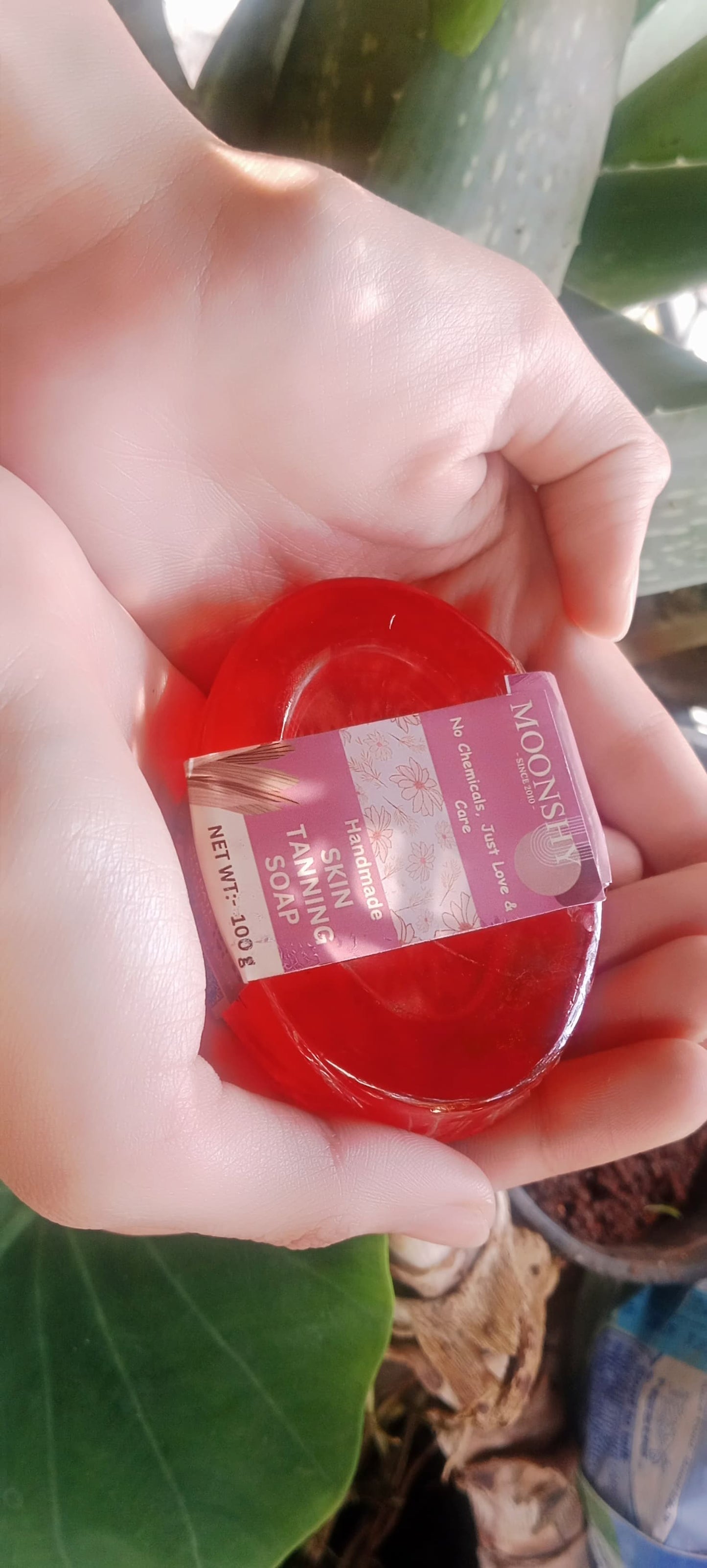 Skin Tanning Soap - Wine Glow Tan-Removal Soap 100gm – MOONSHY